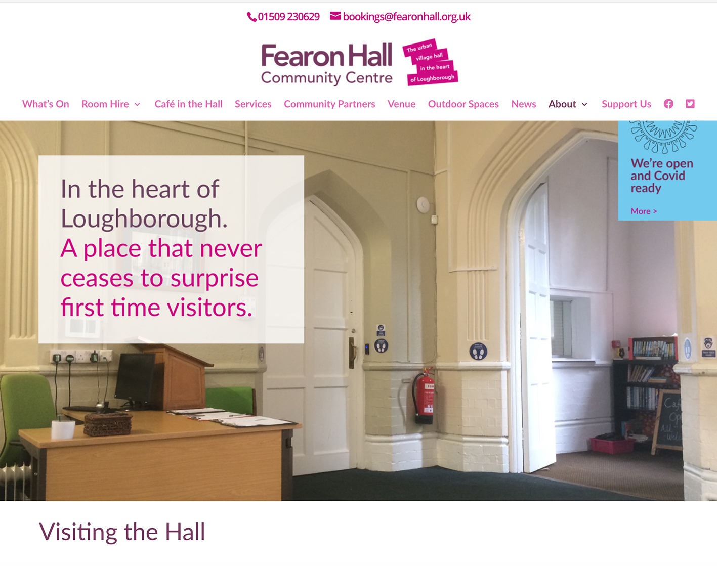 Visiting the Hall - Fearon Hall